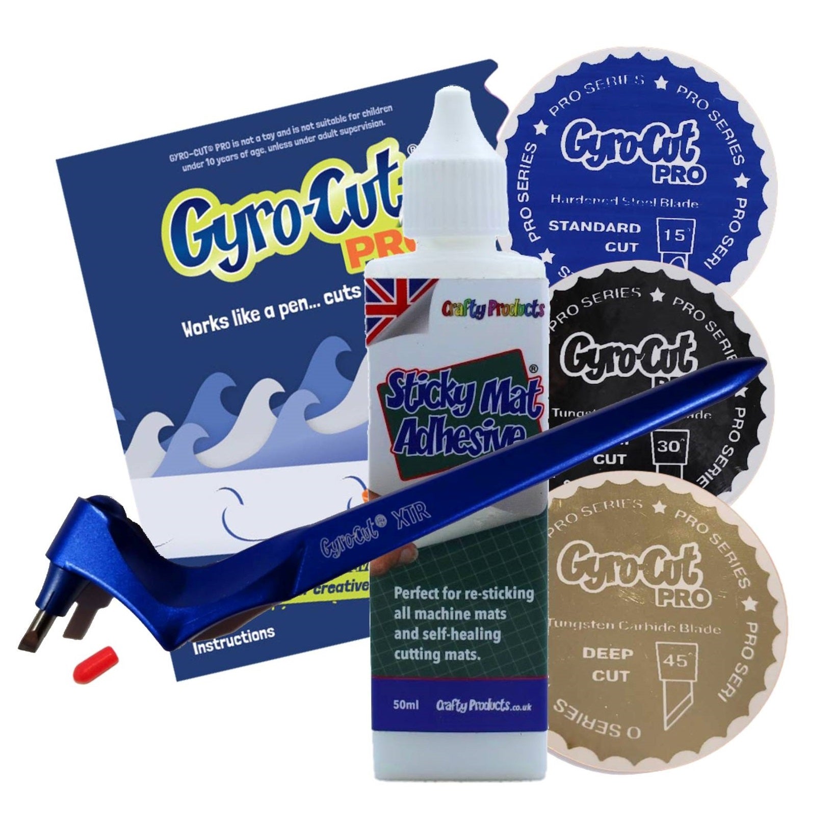 NEW LIMITED EDITION Gyro-Cut® XTR Full Metal Tool Including All 3 Blad ...