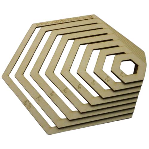 Easy Hexagons Template Set – Crafty Products Ltd